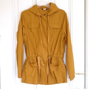 J. Crew | Jackets & Coats | J Crew Mustard Yellow Utility Jacket | Poshmark